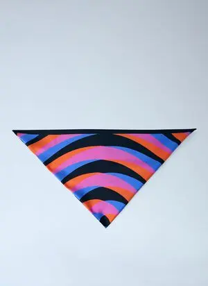 Dries Van Noten Geometric Patterned Silk Scarf - Multicolor