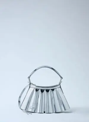 Lacoste Extra Small Lenglen Handbag - Silver