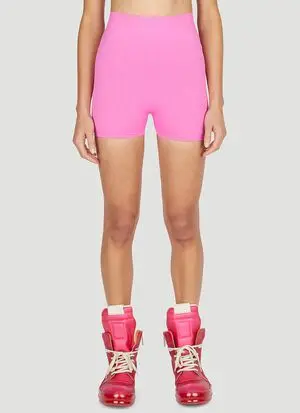 Rick Owens Fitted Bike Shorts - Pink