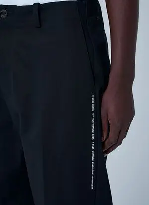 MONCLER X FRGMT HIROSHI FUJIWARA Logo Print Pants