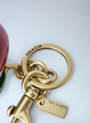 COACH Apple Bag Charm