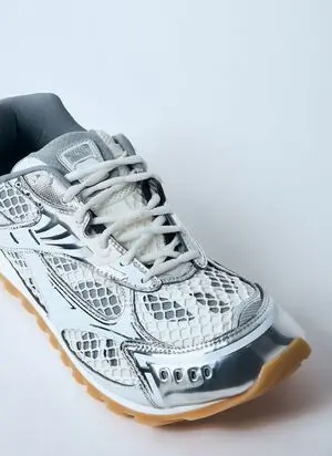 Bottega Veneta Orbit Sneakers - Silver