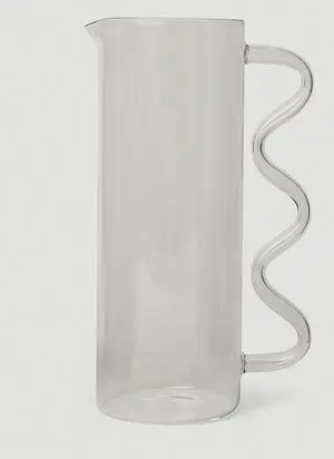 SOPHIE LOU JACOBSEN Wave Pitcher - Transparent