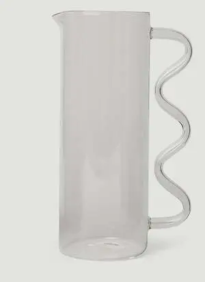 SOPHIE LOU JACOBSEN Wave Pitcher - Transparent