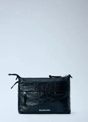 Balenciaga Explorer Double Pouch Messenger Bag