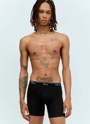 DIME Set Of Two Logo Briefs - Black