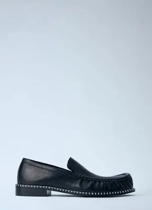 Dries Van Noten Leather Loafers - Black