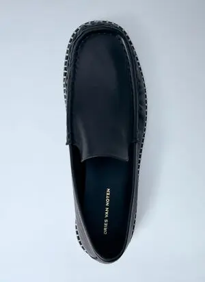 Dries Van Noten Leather Loafers