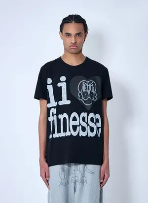 CHITO Ii Heart Finesse T-shirt - Black