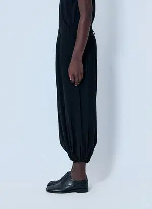 Yohji Yamamoto Pleated Drop-crotch Trousers