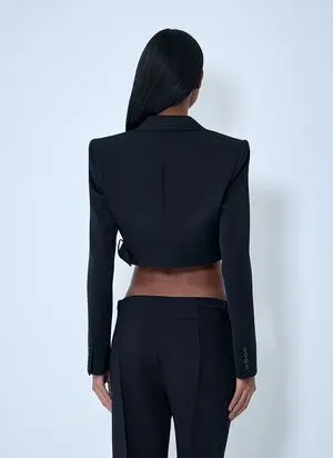 Chloé Cropped Wool Blazer