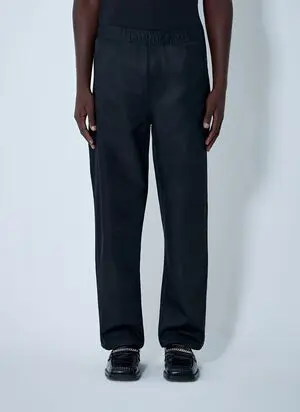 WALES BONNER Satin Track Pants - Black