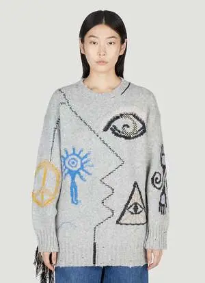 Stella McCartney Folklore Embroidery Sweater