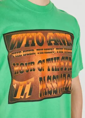 COME TEES Who Am I Raver T-shirt