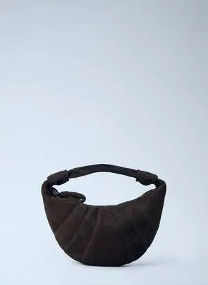 LEMAIRE Mini Fortune Croissant Handbag - Brown