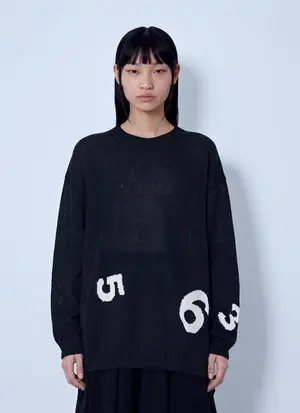 Yohji Yamamoto Round Neck Pullover - Black