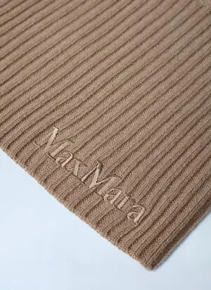 Max Mara Logo Motif Balaclave