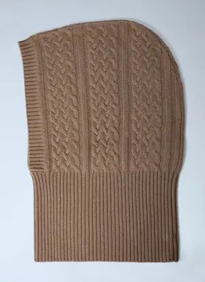Max Mara Logo Motif Balaclave