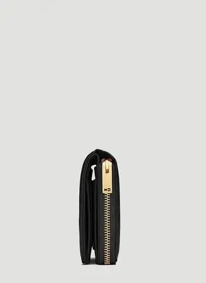 Saint Laurent Matelassé Compact Wallet
