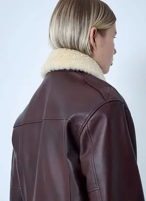 Bottega Veneta Leather Blouson Jacket