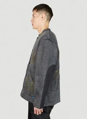 LIBERAIDERS Paint Splatter Denim Jacket