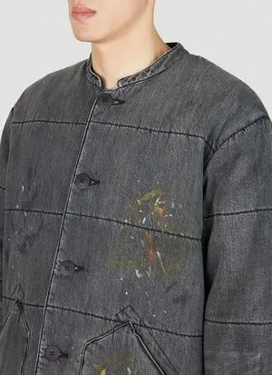 LIBERAIDERS Paint Splatter Denim Jacket