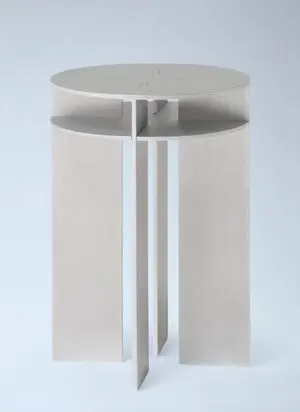 LN-CC X NM3 - SALONE PROJECT Nm13 Stool - Silver