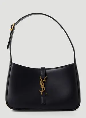 Saint Laurent Le 5 Á 7 Hobo Shoulder Bag - Black