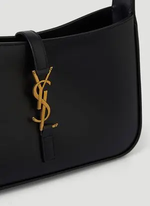Saint Laurent Le 5 Á 7 Hobo Shoulder Bag - Black