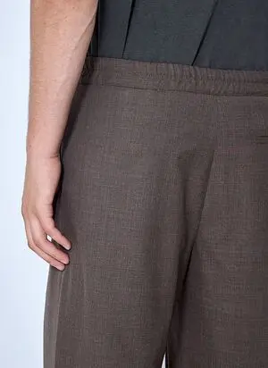 THE ROW Ari Wool Wide-leg Pants
