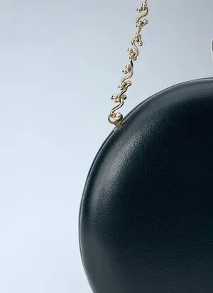 Sportmax Curved Clutch With Chain Strap