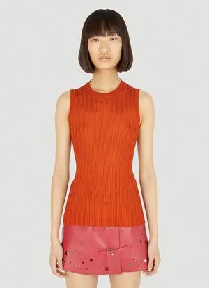 DURAZZI MILANO Silk Tank Top - Red