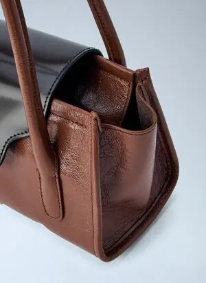 Marni Trunkette Leather Shoulder Bag
