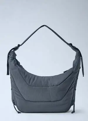 LEMAIRE Large Soft Game Bag - Grey
