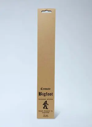 CREMATE Bigfoot Incense Sticks - Black