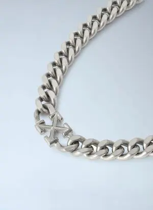 Off-White Arrow Chain Necklace