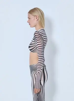 JEAN PAUL GAULTIER Re-edition The Body Morphing Crop Top