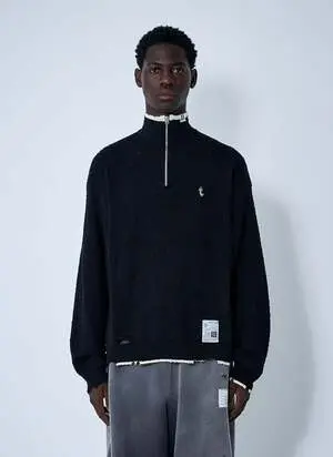 Mihara Yasuhiro Distressed Sweater - Black