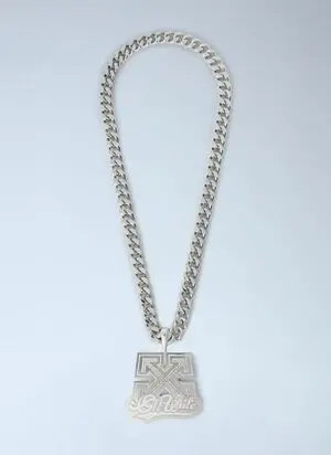 Off-White Bling Strass Arrow Chain - Grey