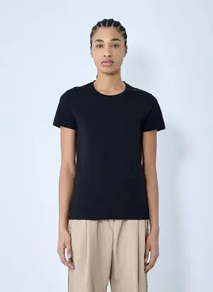 Moncler Logo Motif T-shirt - Black