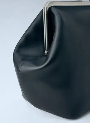 COACH Large Kisslock Frame Bag - Black