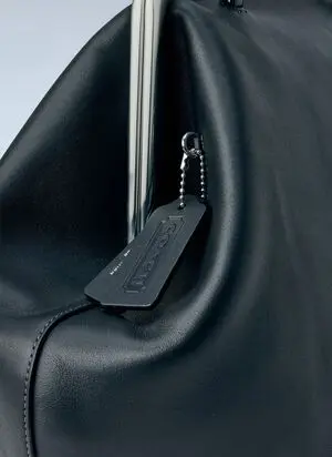 COACH Large Kisslock Frame Bag - Black