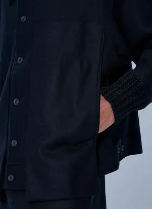 Yohji Yamamoto Rib Detail Blouson