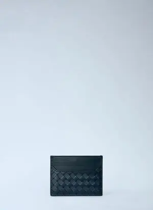 Bottega Veneta Intrecciato Card Holder - Black