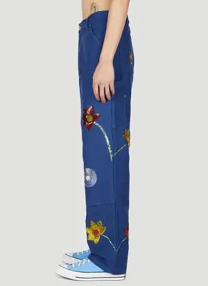 SKY HIGH FARM WORKWEAR Embroidered Cargo Pants