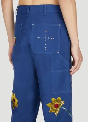SKY HIGH FARM WORKWEAR Embroidered Cargo Pants