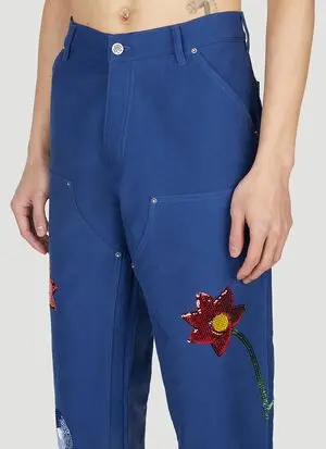 SKY HIGH FARM WORKWEAR Embroidered Cargo Pants
