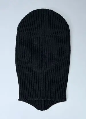 Rick Owens Ribbed Knit Balaclava