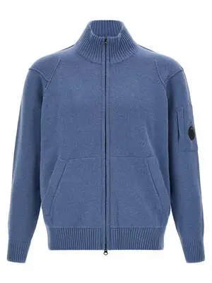 C.P. COMPANY Lens' Cardigan - Blue