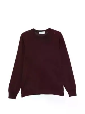 GRAN SASSO Crew-neck Wool Sweater - Red